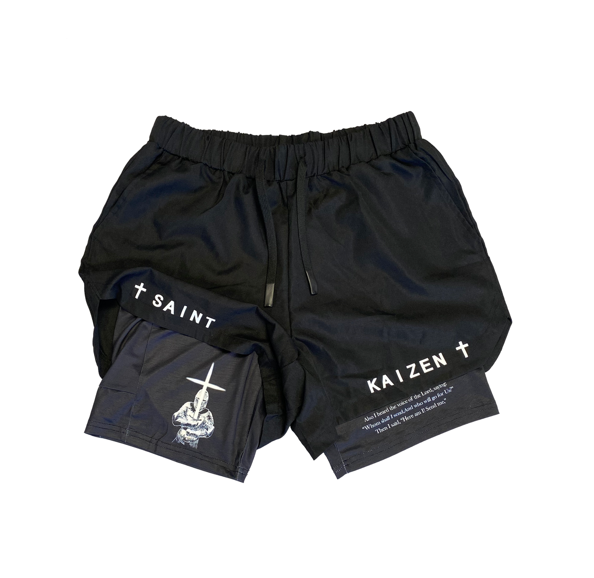 Crusader Performance Shorts - Black – Saint Kaizen